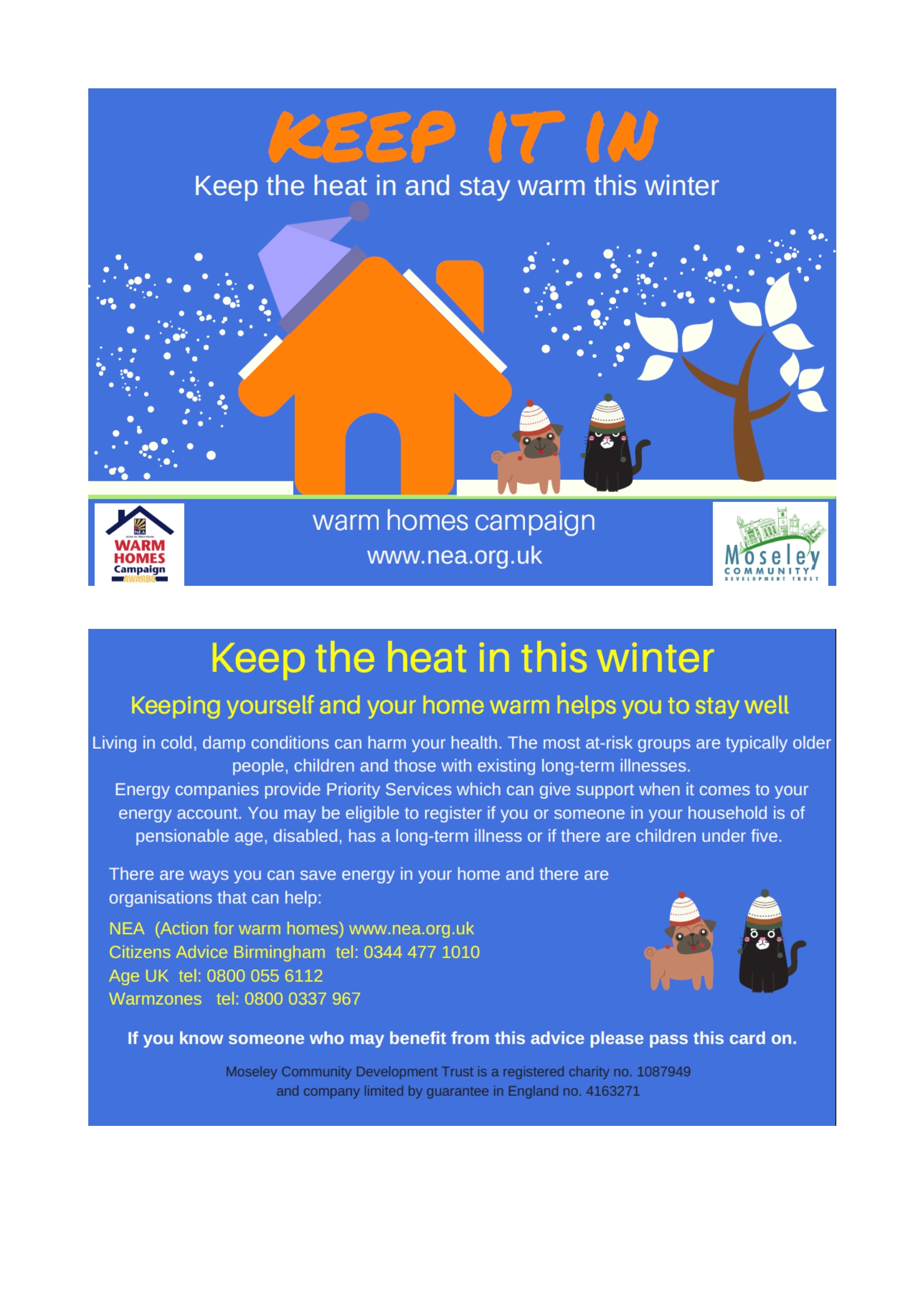 Warm Homes Campaign - Moseley Exchange